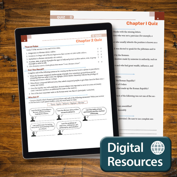 The Curious Historian Level 1A Bonus Digital Resources – Classical Academic Press